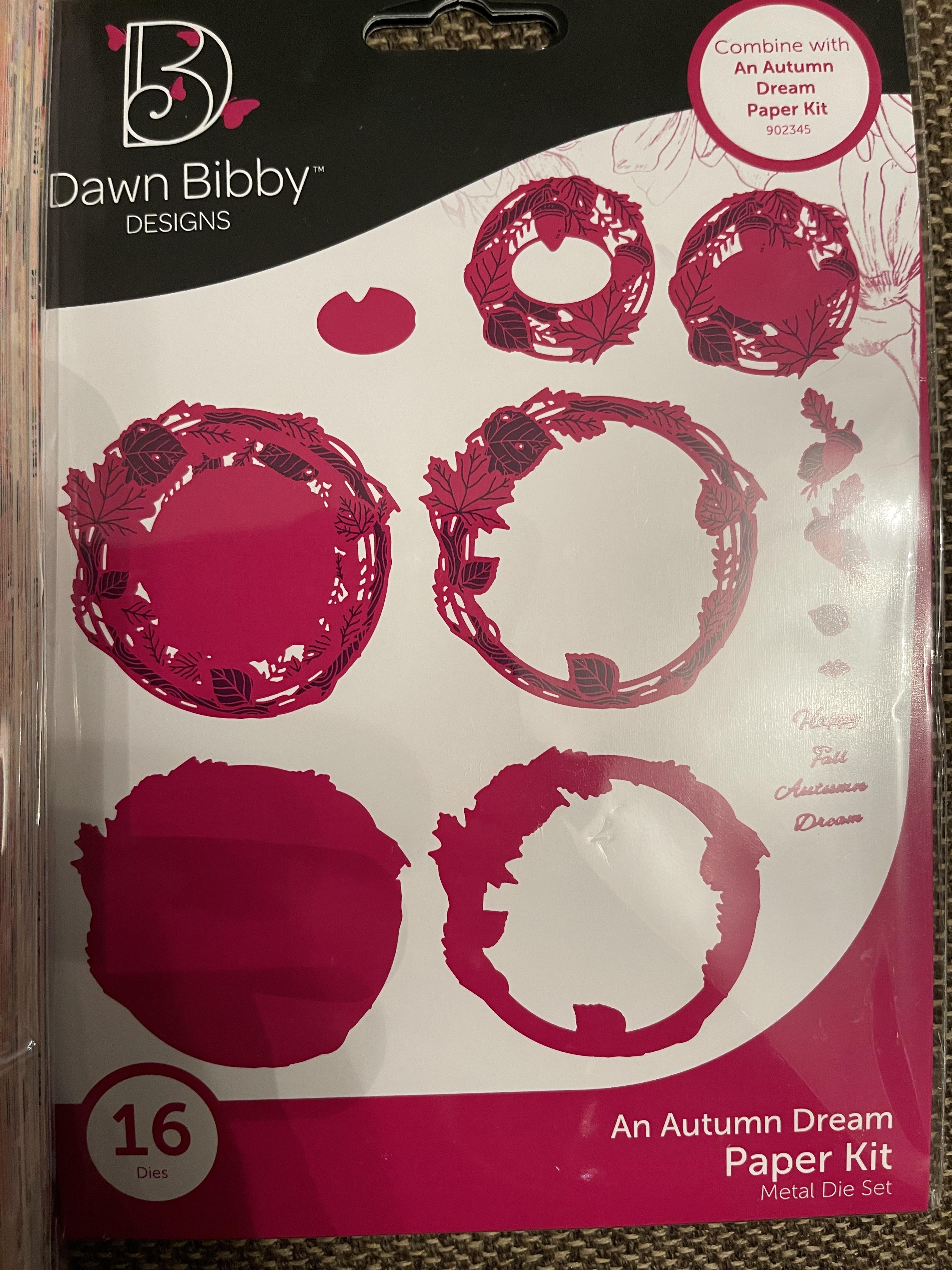 Dawn Bibby Designs - AN AUTUMN DREAM PAPER KIT AND DIE SET