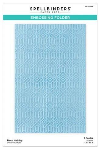 Spellbinders - Deco Holiday Embossing Folder from the Sealed for ...