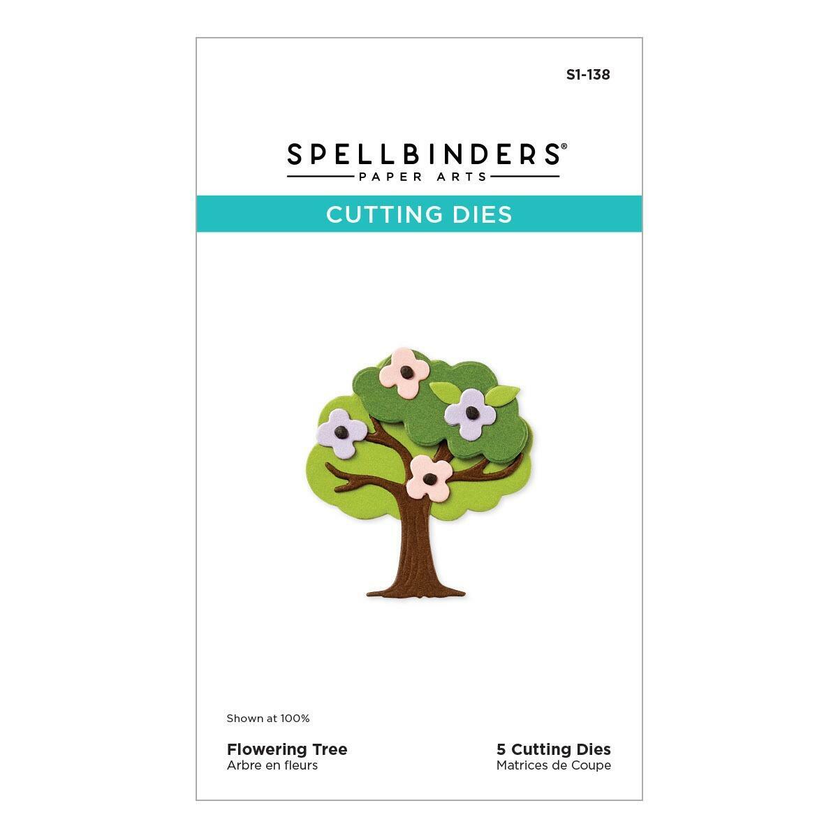 Spellbinders - Flowering Tree Etched Dies from the Out and About Collection