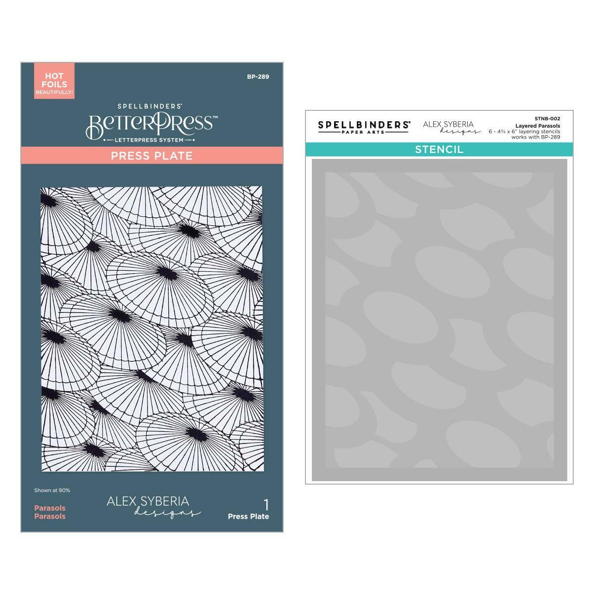 Spellbinders - Spring in Kyoto BetterPress & Stencil Bundle from the ...
