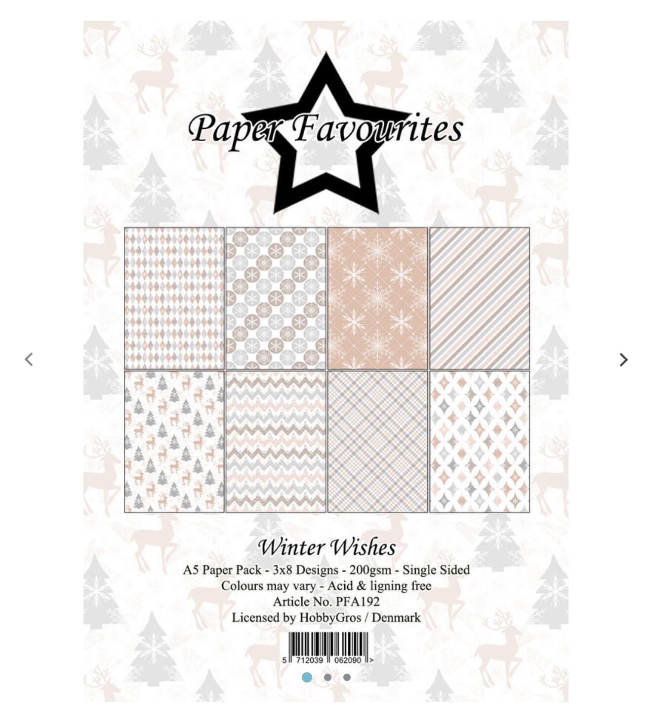 Winter Wishes A5 Paper Pad (PFA192