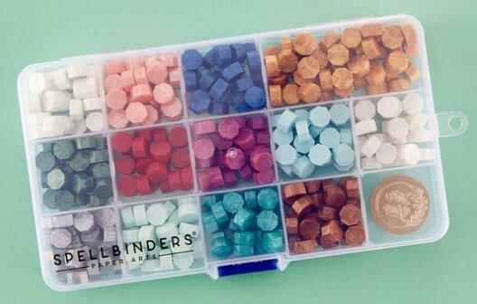 Spellbinders - Sealed Storage Box from the Sealed for Summer Collection