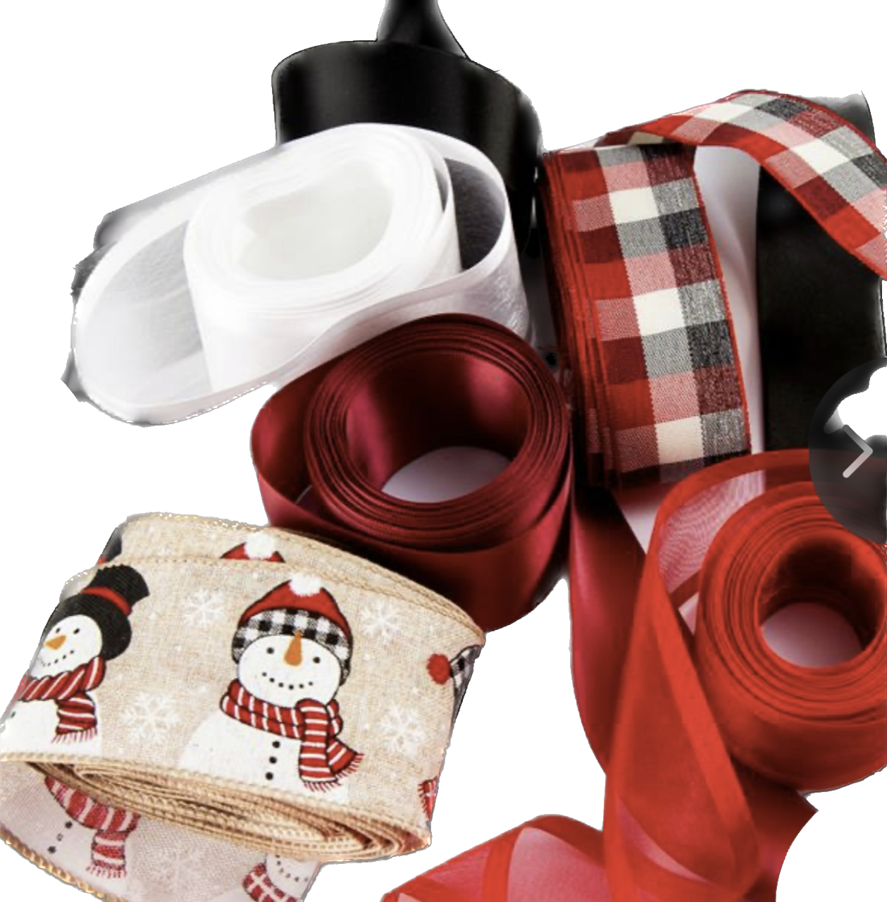 Dawn Bibby Snowman/Check Bow Wreath Kit