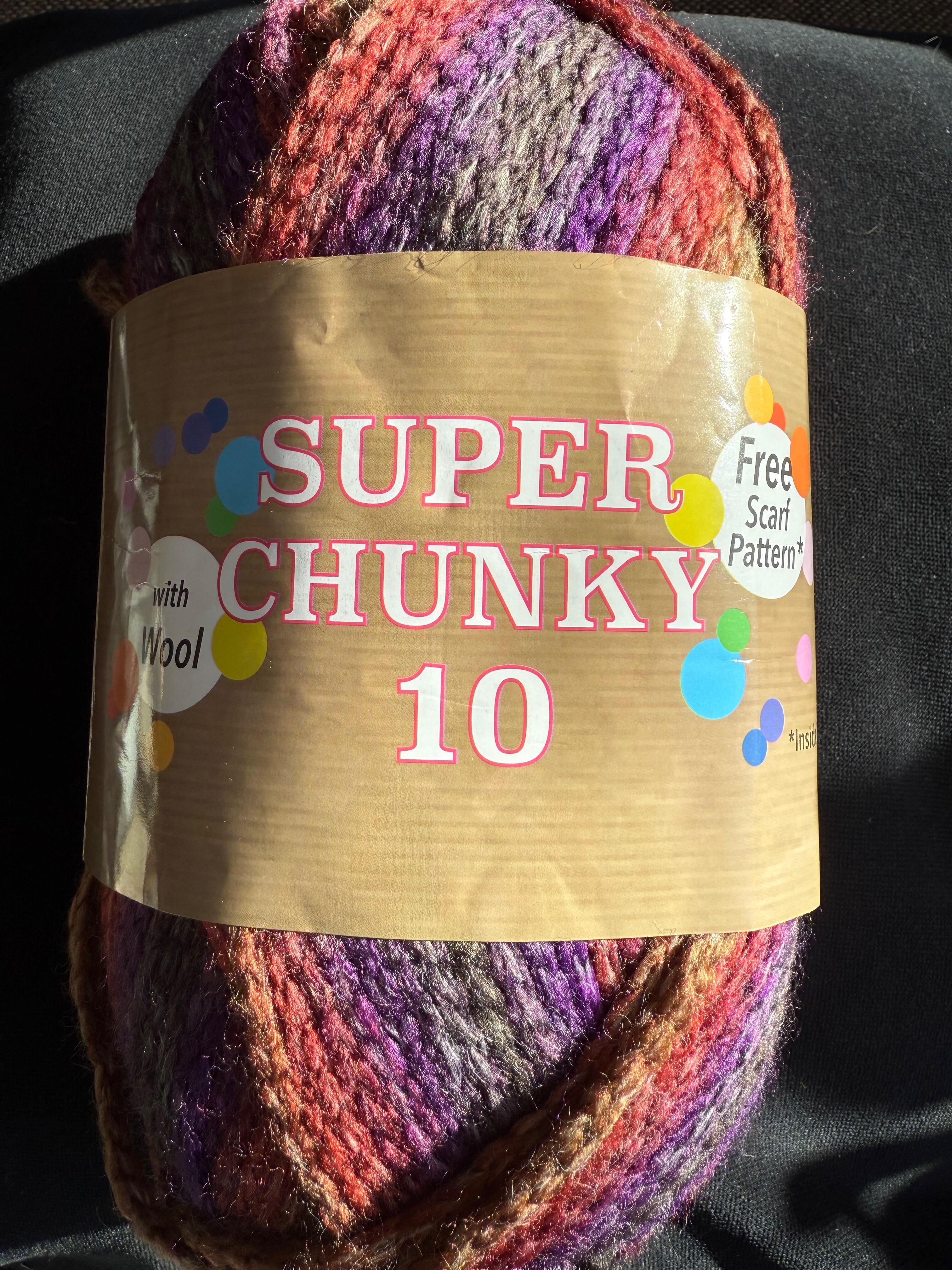 SUPER CHUNKY 200gm ball - DARK MIX