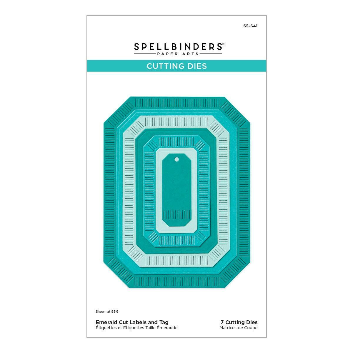 Spellbinders- Emerald Cut Labels and Tag Etched Dies from the Home for ...