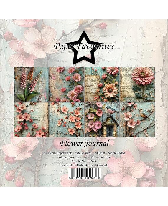 Paper Favourites Flower Journal 6x6 Inch Paper Pad (PF529)