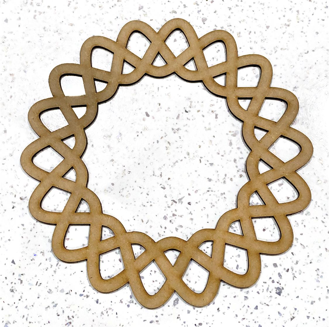 Dawn Bibby MDF Wreath - SMALL SPIRAL