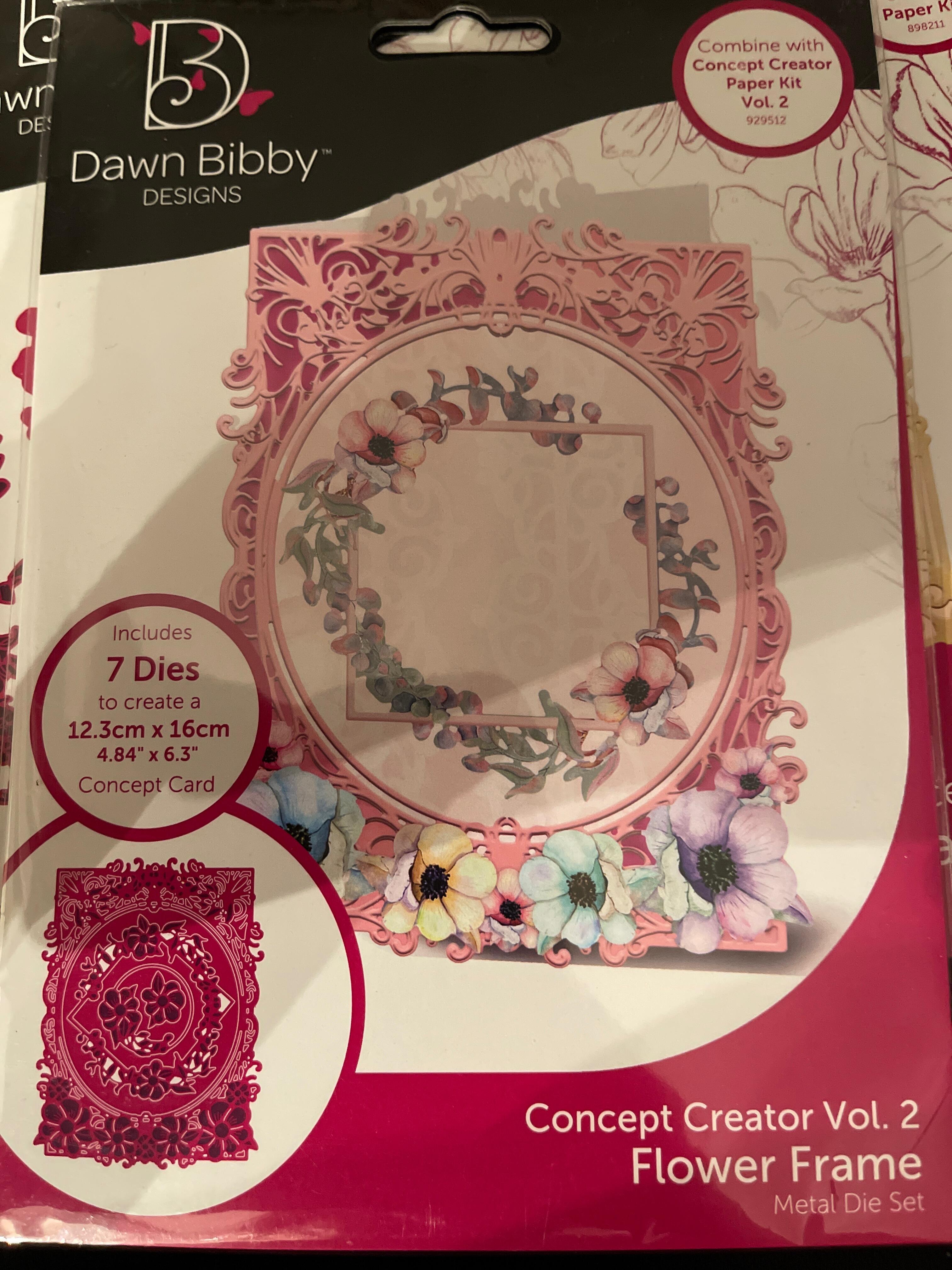 Dawn Bibby Designs -CONCEPT CREATOR - VOL 2 FLOWER FRAMES