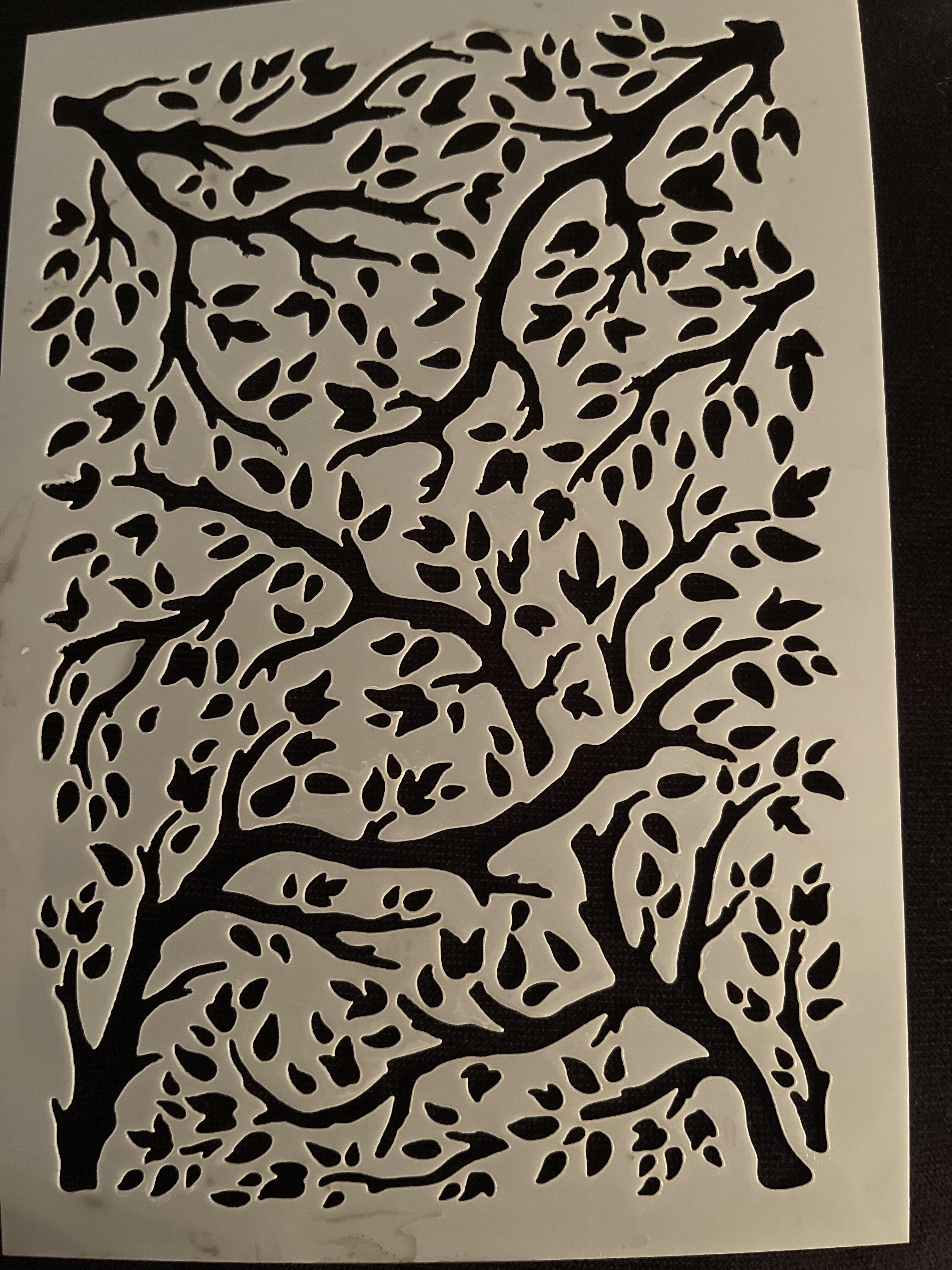 A5 BRANCHES STENCIL