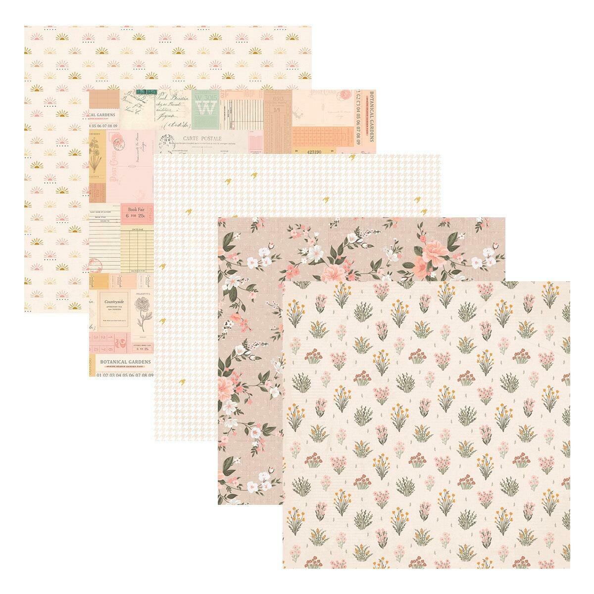 Spellbinders - Rosie's Studio Golden Afternoon 12x12" Designer Paper Pack