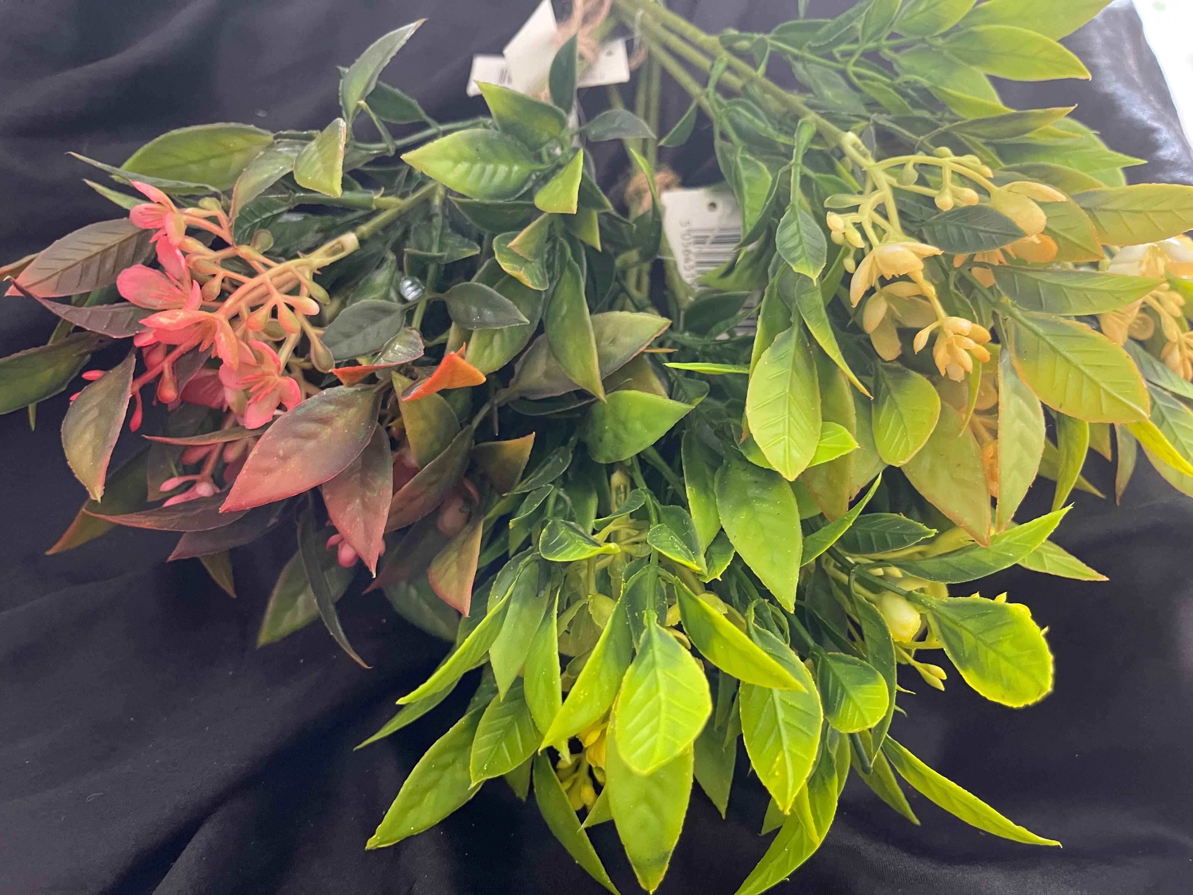 32cm FOLIAGE BUNDLE ASSORTED - set of 3 SUMMER OR AUTUMN