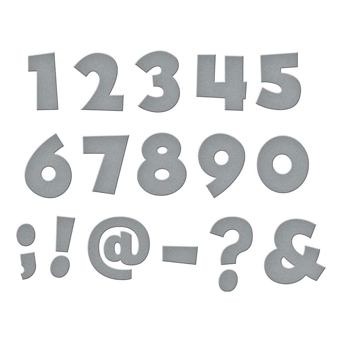 Spellbinders - Classic Mouse Numbers & Punctuation Etched Dies from the ...