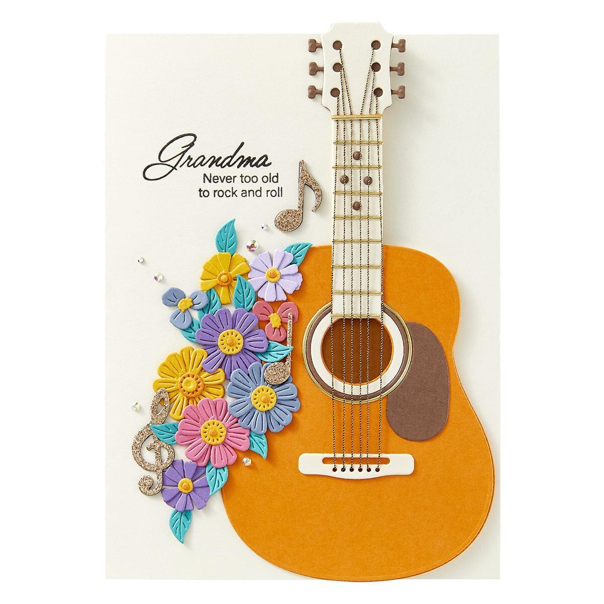 Spellbinders - Majestic Guitar Etched Dies from the Bibi's Musical ...