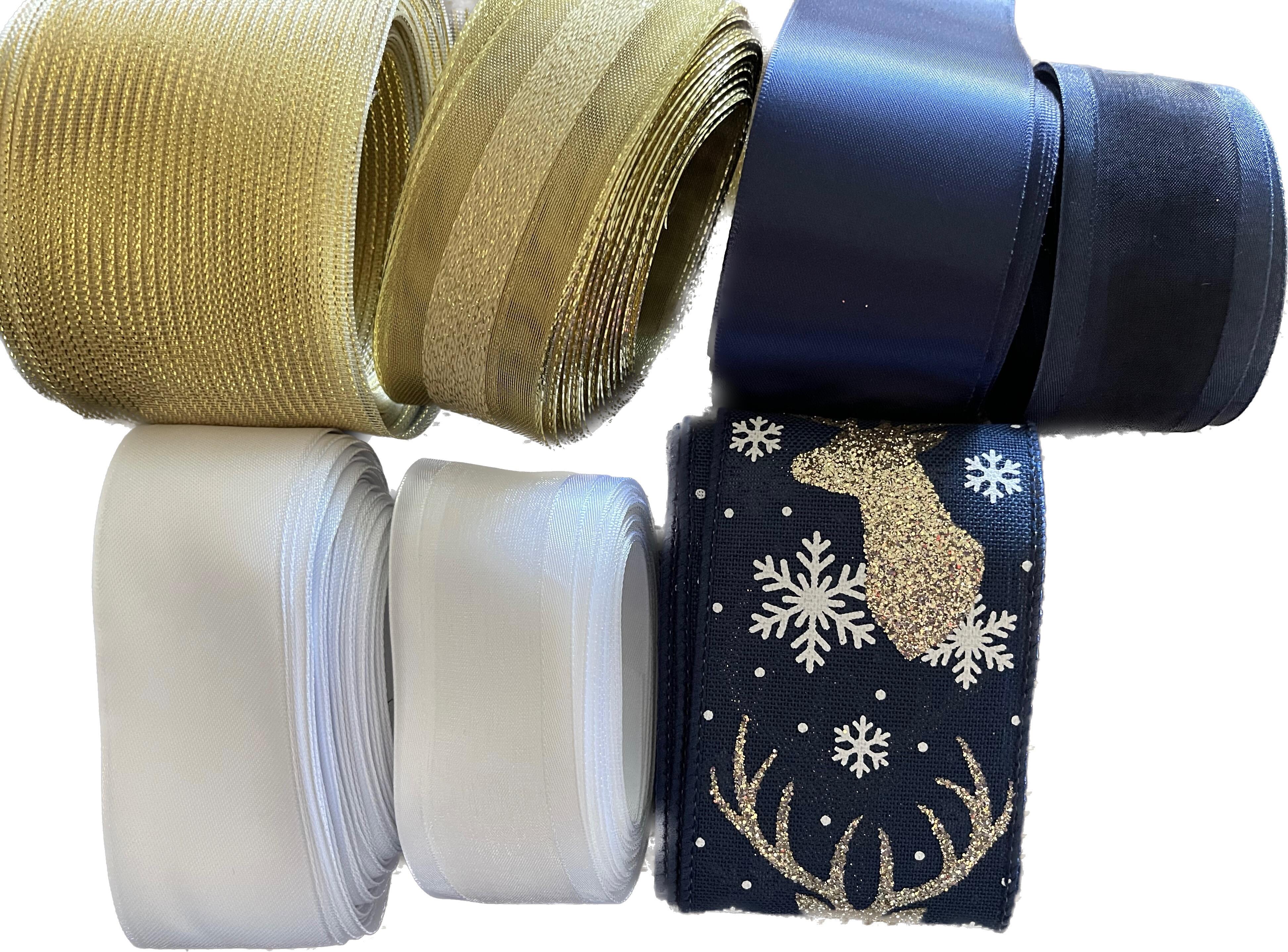 NAVY STAG BOW WREATH KIT