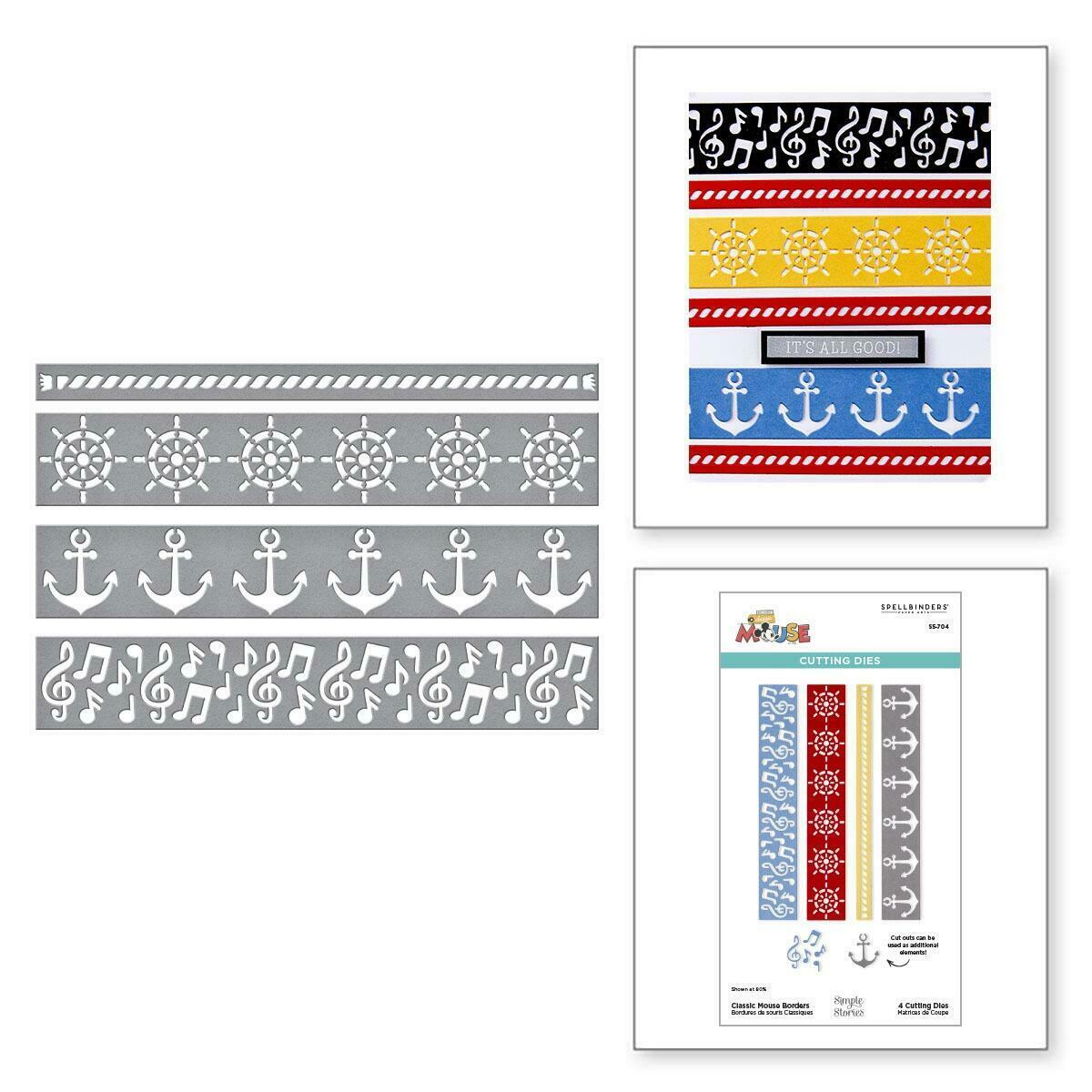 Spellbinders - Classic Mouse Borders Etched Dies from the Say Cheese ...