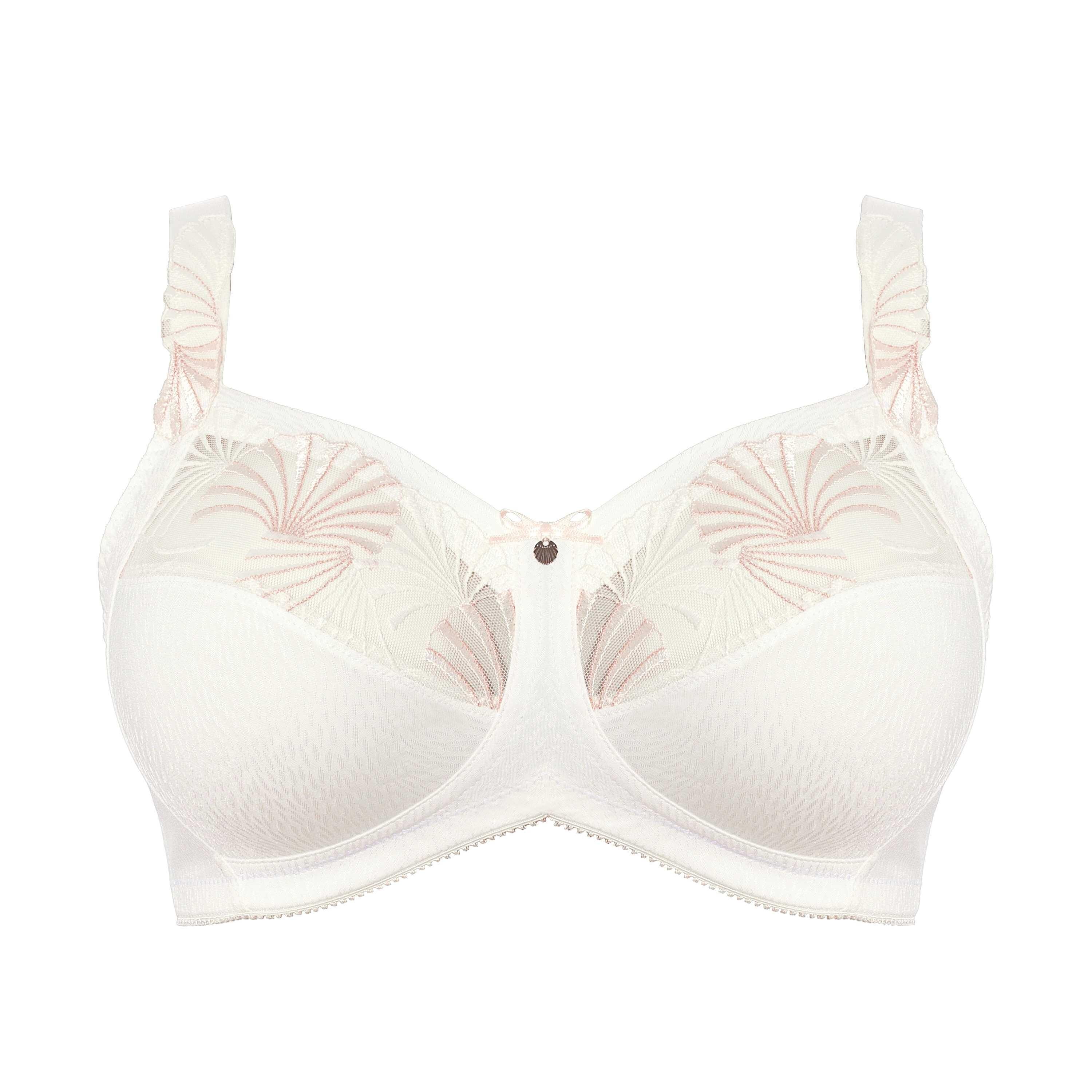 Emily Non-wired Large Cup Bra from Ulla Dessous up to L cup - Natural ...