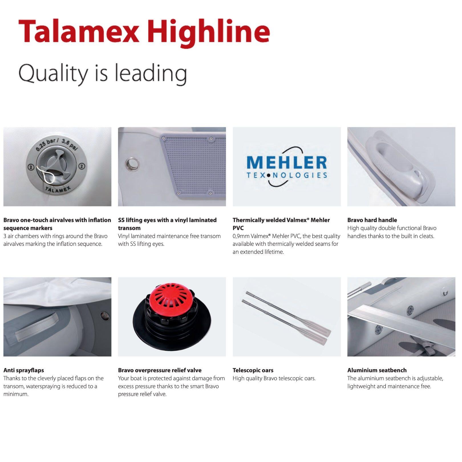 Buy Bundle Deal Talamex Dinghy and Electric Outboard Motor | UK Stock