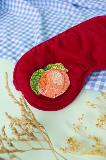 Velvet eye mask