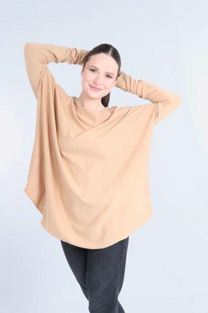 Oversized batwing jumper