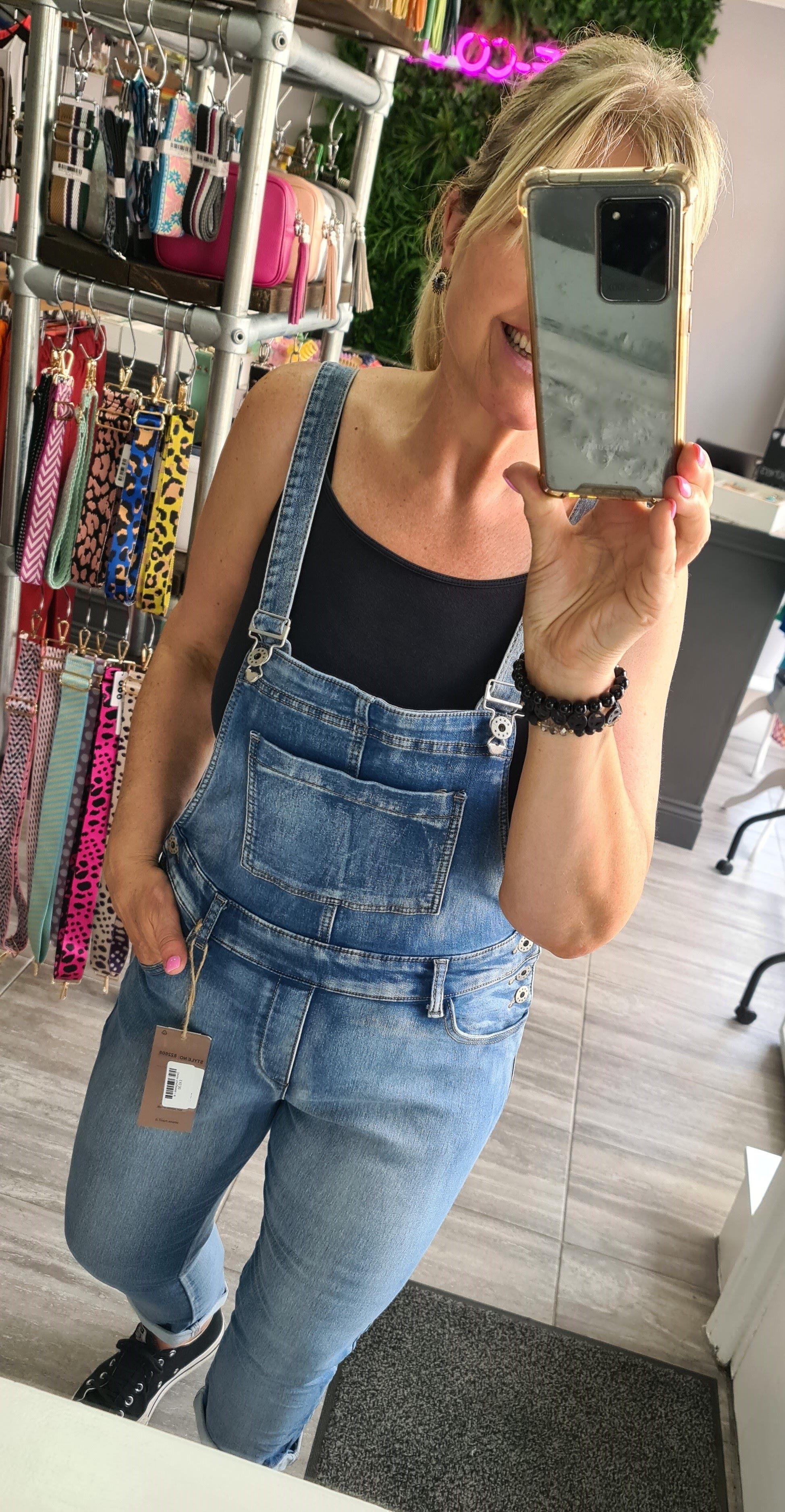 Denim dungaree