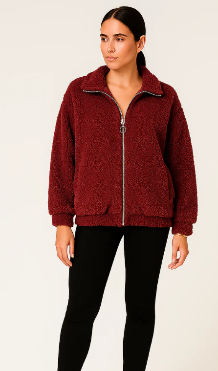 Black teddy jacket