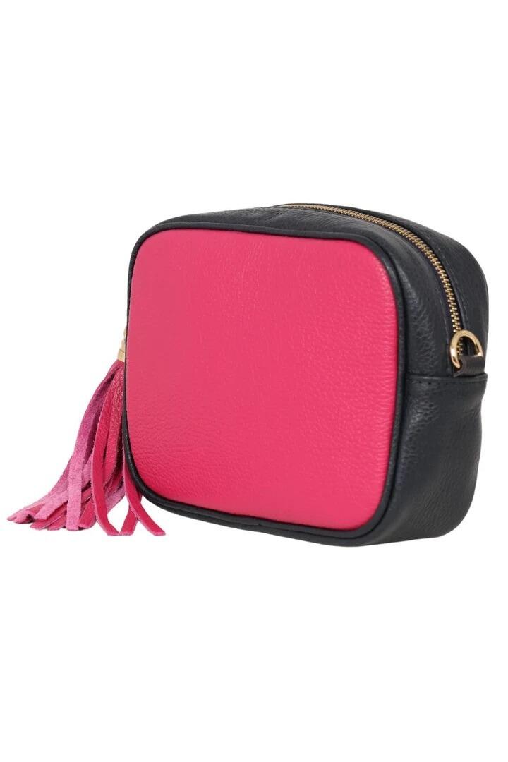 Two tone leather bag