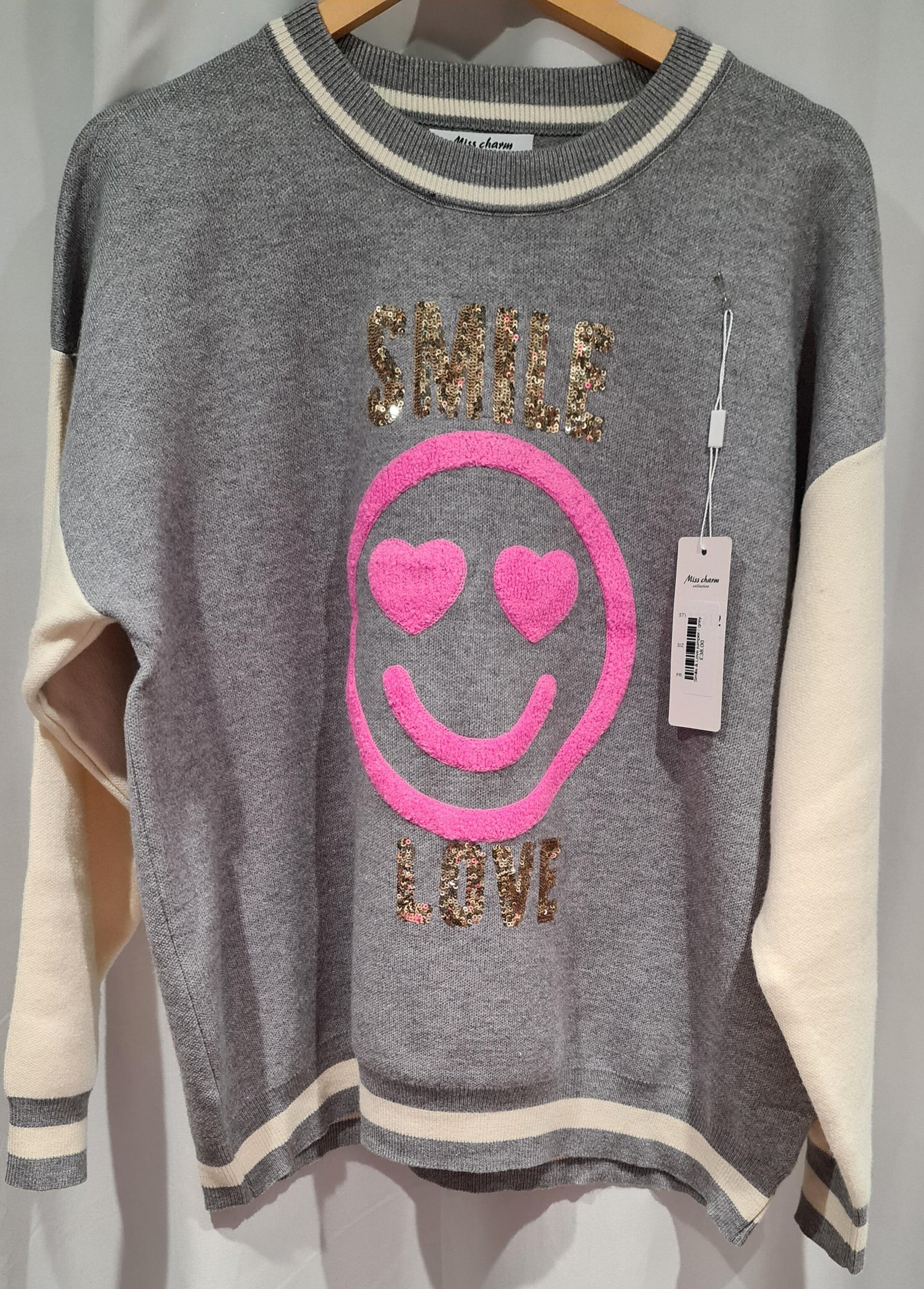 Smile & love jumper