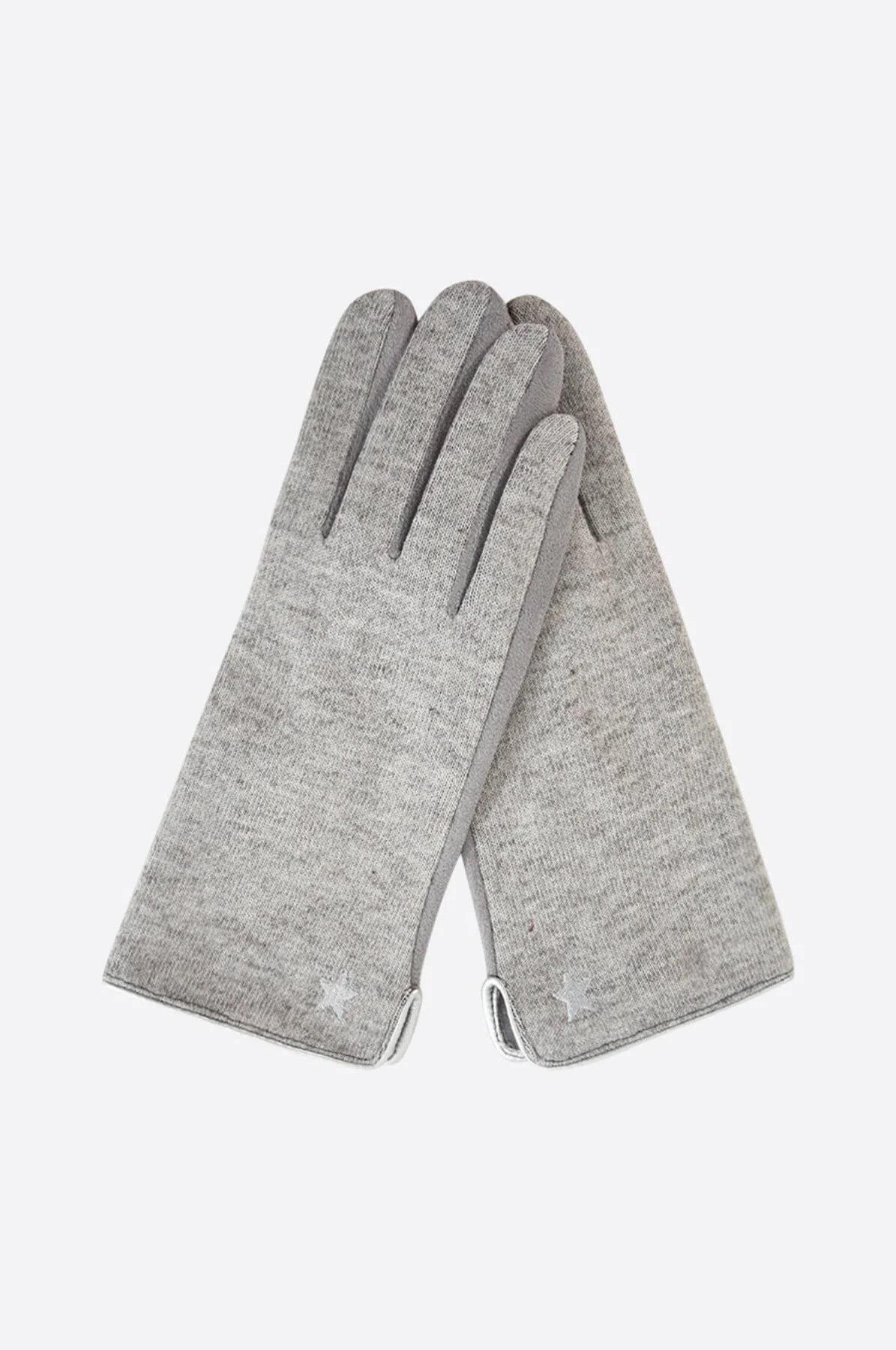 Embroidered star gloves