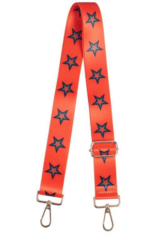 Orange star outline strap