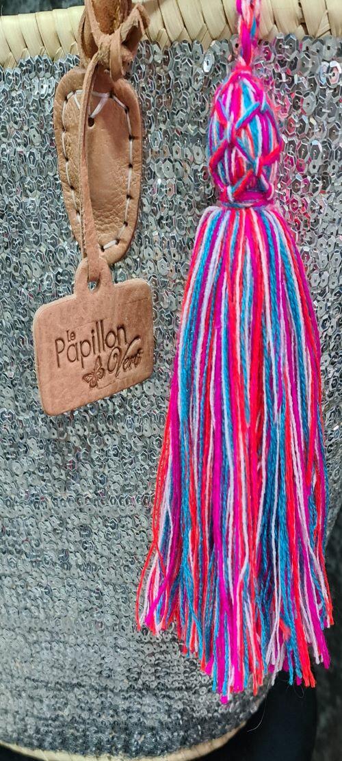 Funky large wool tassels