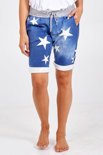 Star print magic shorts