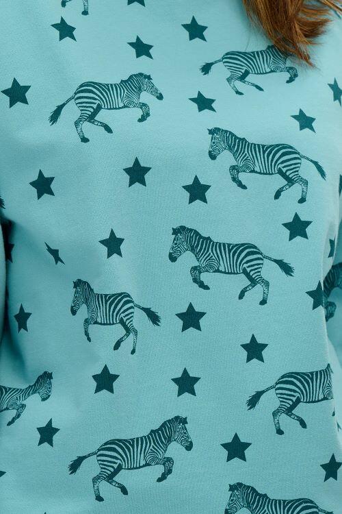 Zebra star sweatshirt