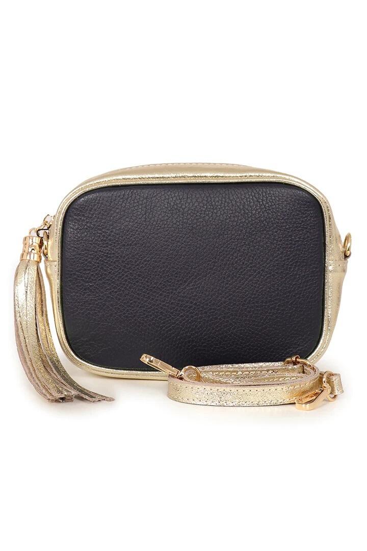 Two tone leather bag