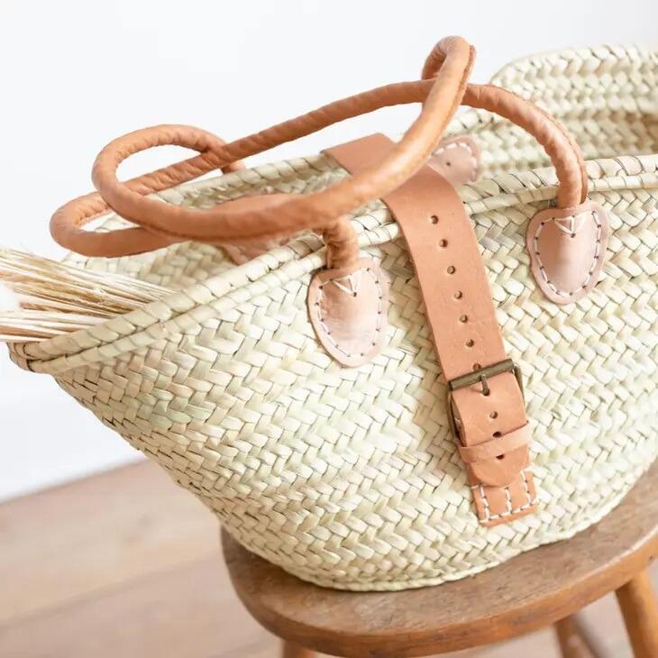 Abigail tote buckle basket
