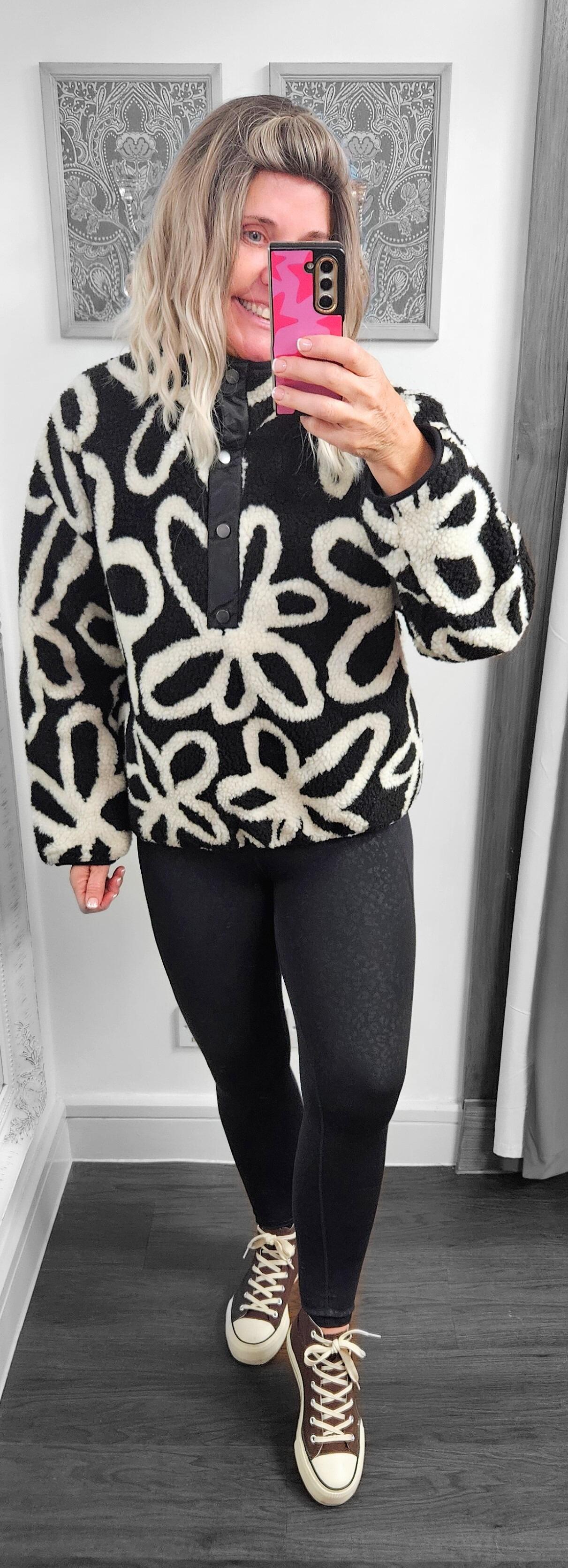 Monochrome Amy teddy jacket