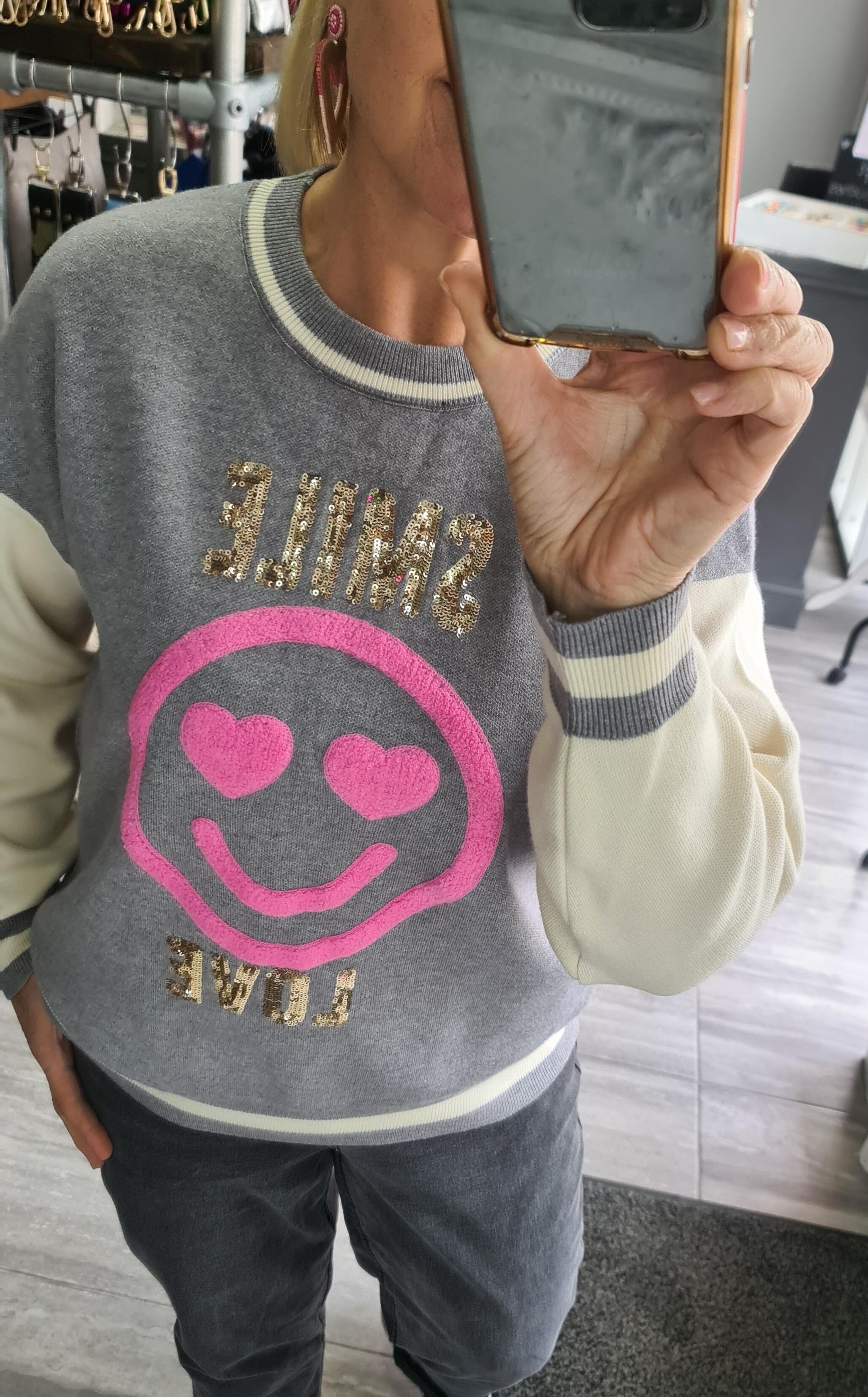 Smile & love jumper
