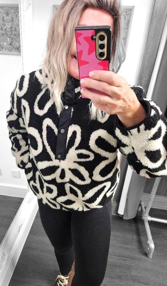 Monochrome Amy teddy jacket