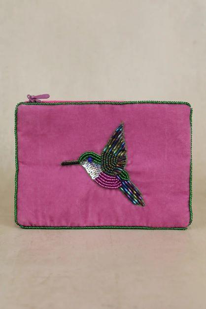 Hummingbird coin purse