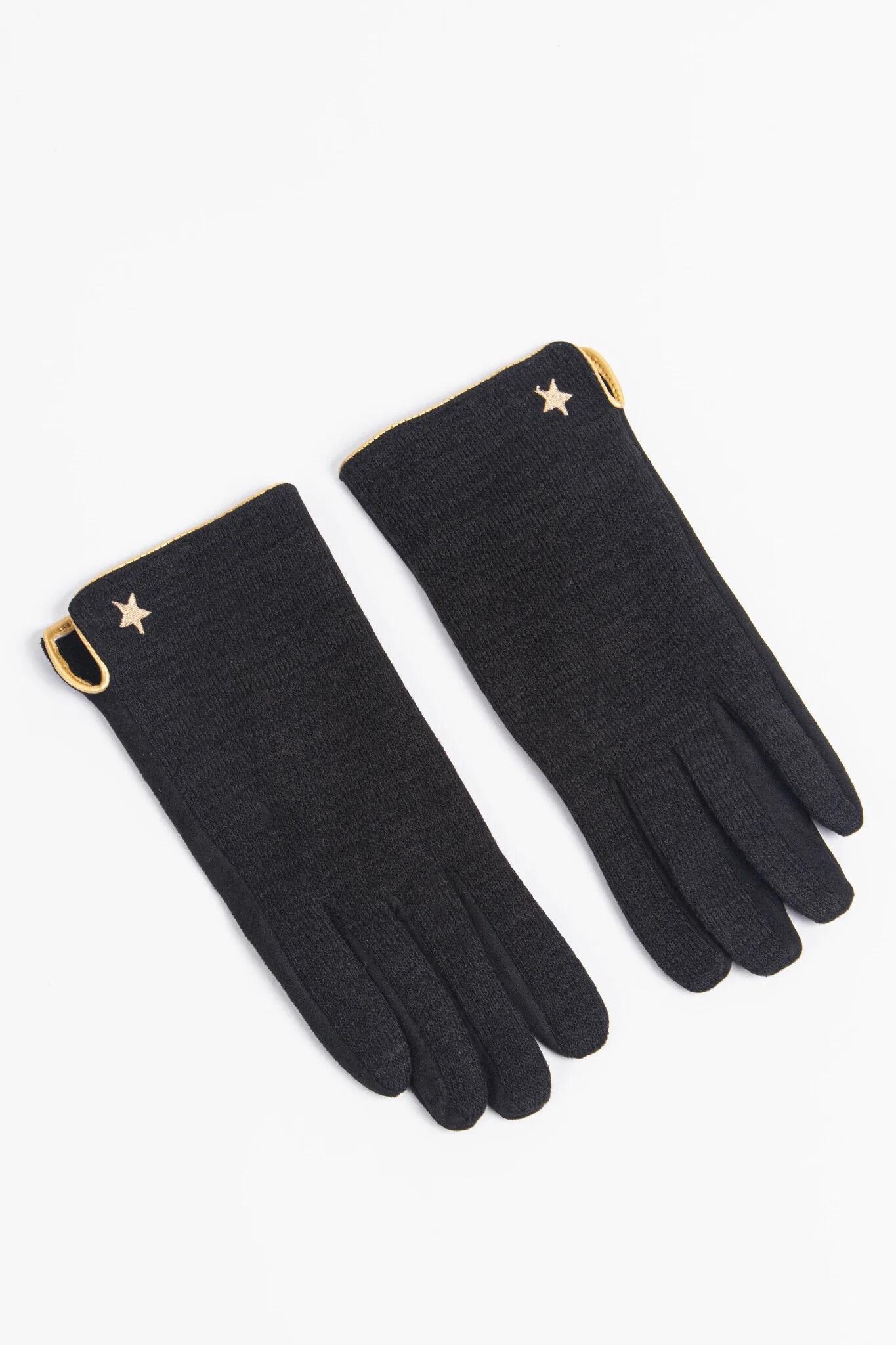 Embroidered star gloves