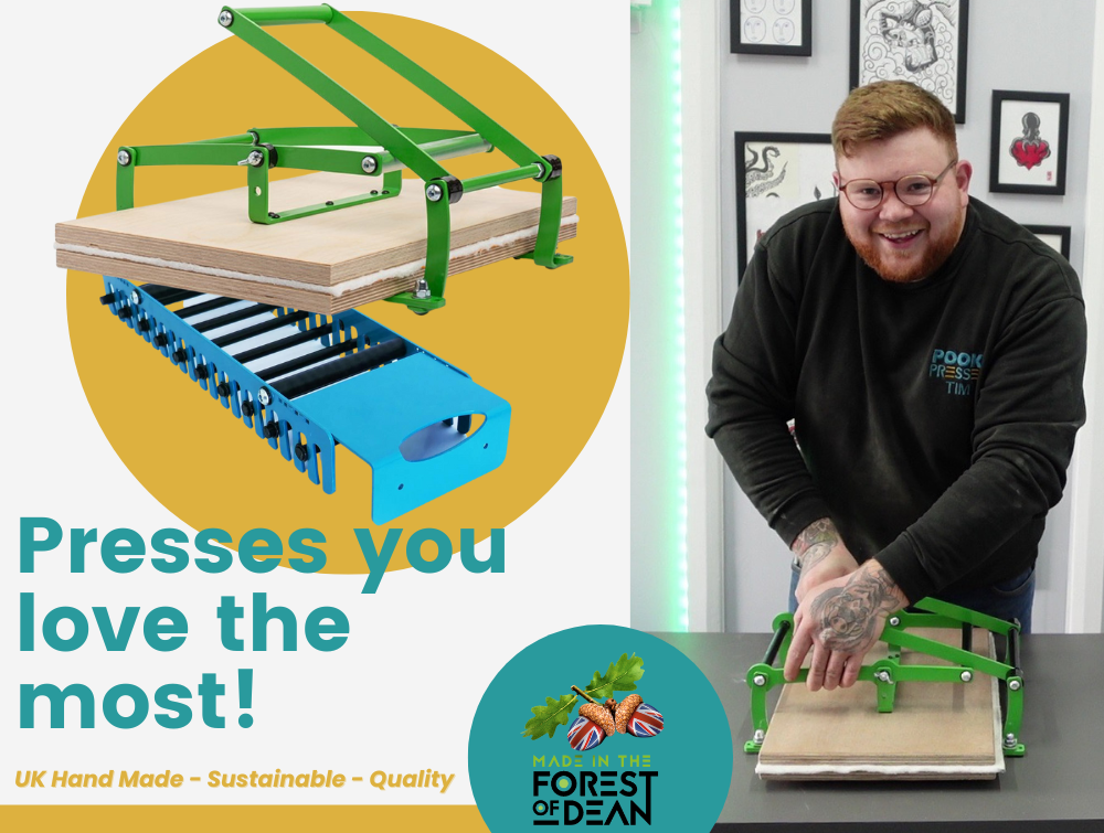 Print Press | Relief Printing Press | Lino Print Press | Pooki Presses