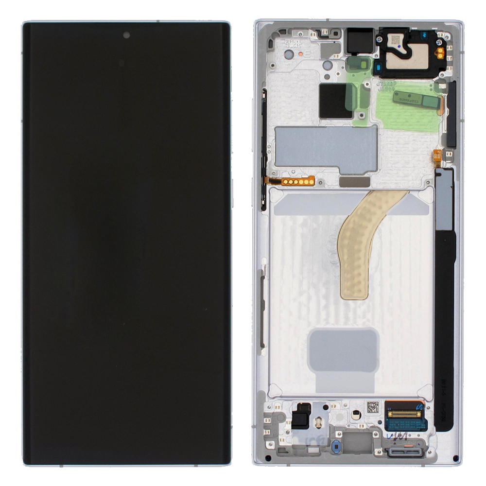 Samsung S908 Galaxy S22 Ultra 5G LCD Assembly - Phantom White GH82 ...
