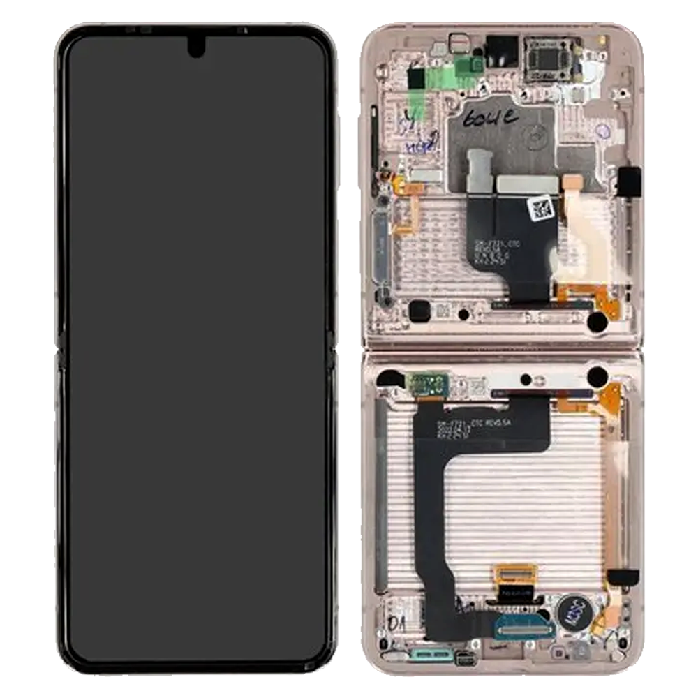 Samsung F721 Galaxy Z Flip4 LCD / Touch - Pink Gold GH82-29440C