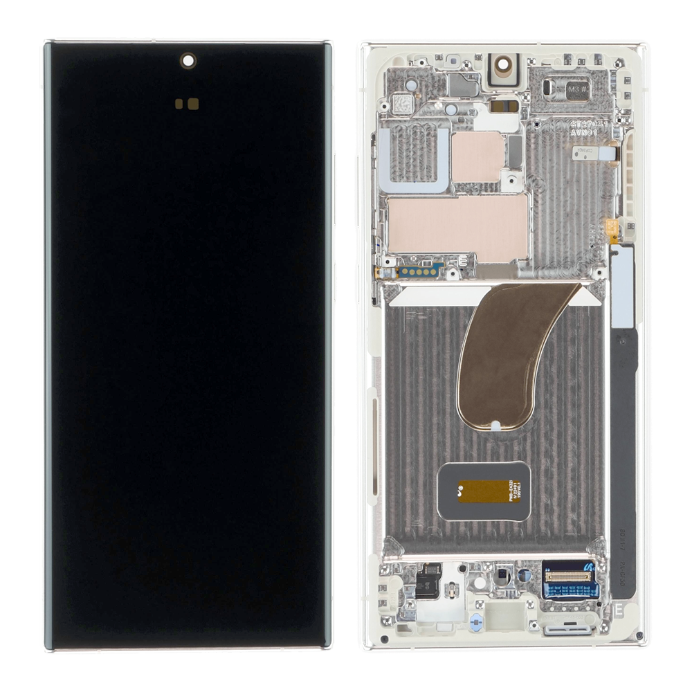 Samsung S918 Galaxy S23 Ultra LCD & Touchscreen Assembly - Cream GH82 ...