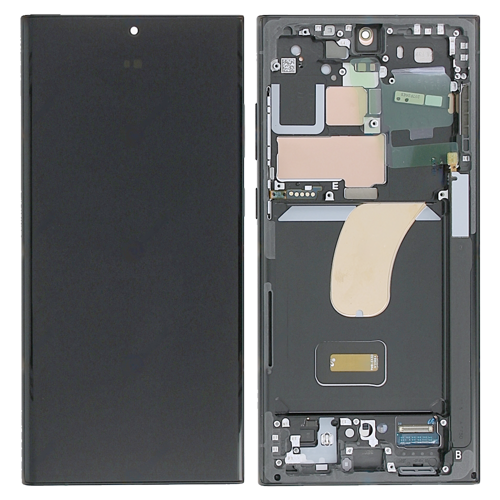 Samsung S918 Galaxy S23 Ultra LCD & Touchscreen Assembly - Graphite ...
