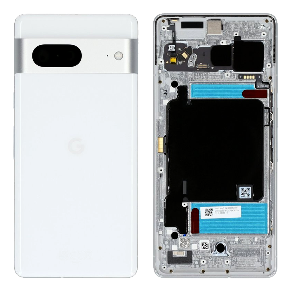 Google Pixel 7 Back / Battery Cover - Snow / White G949-00330-01
