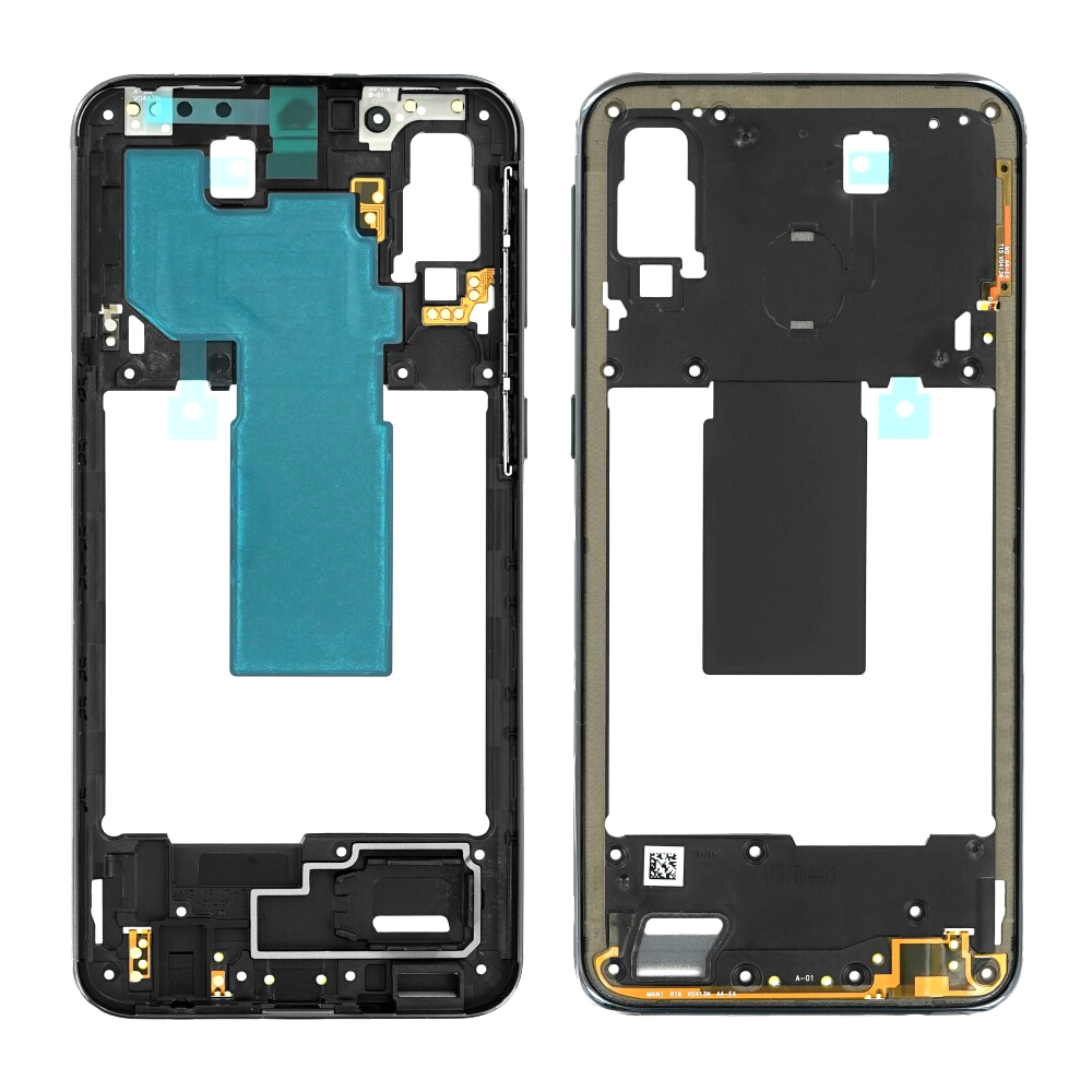 Samsung A405F Galaxy A40 (2019) Middle Cover - Black