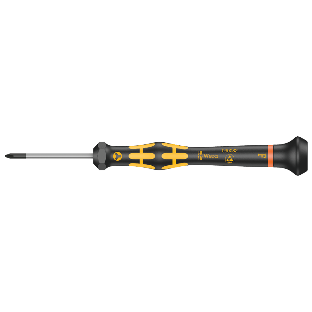 Wera 1572 ESD Kraftform Micro screwdriver for Microstix 05030082001