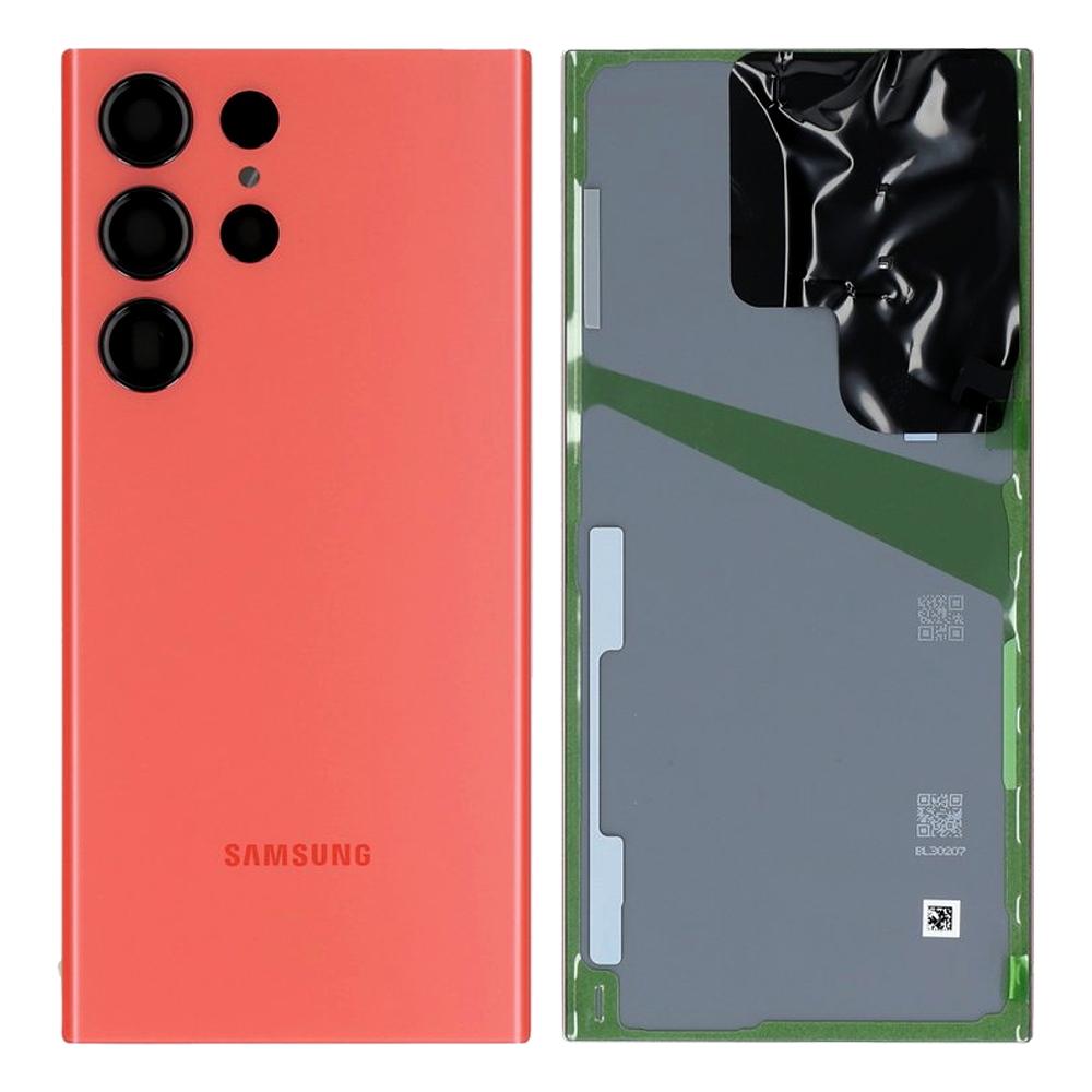 Samsung S918 Galaxy S23 Ultra Back / Battery Cover - Red GH82-30400F