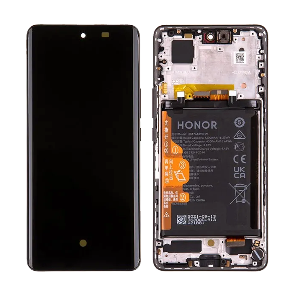 Honor 50 LCD + Touch + Battery - Midnight Black 02354GLV