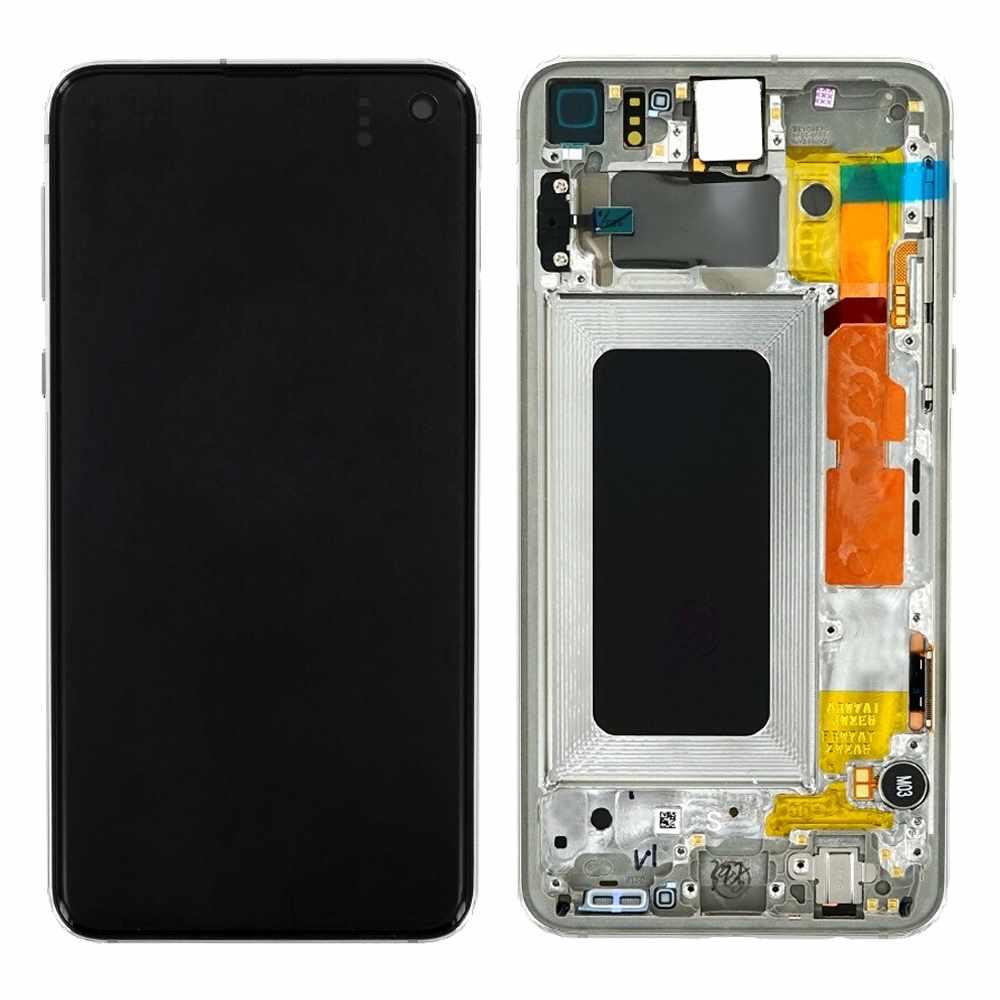 Samsung G970F Galaxy S10E LCD & Touch - Prism Silver GH82-18852F / GH82 ...